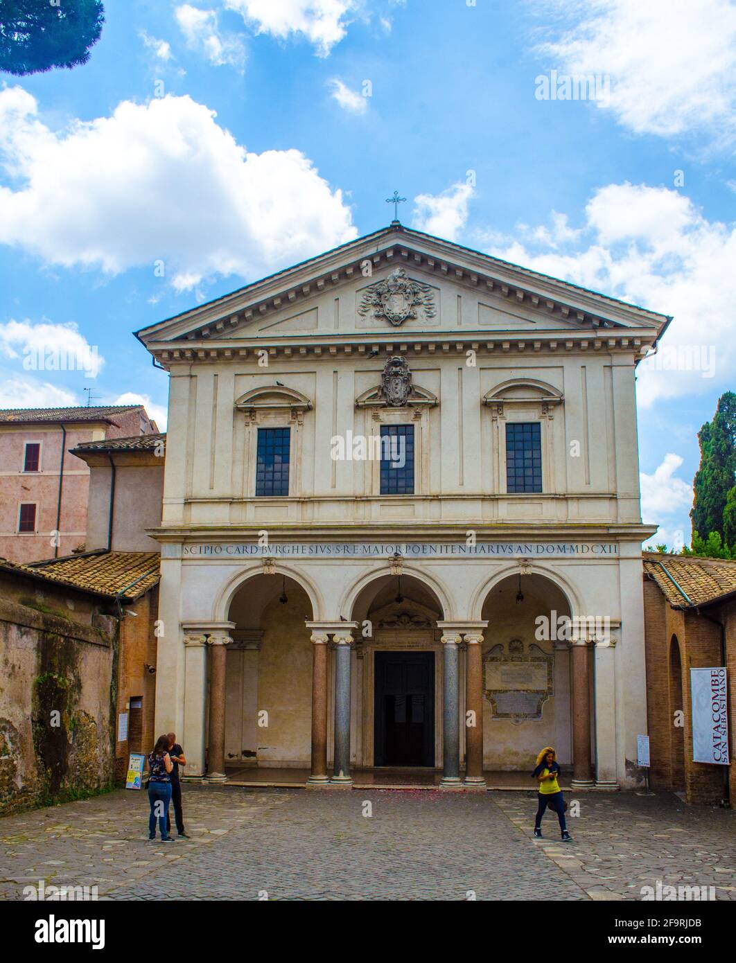 church of san sebastiano situated near via appia in rome hosts ancient ...