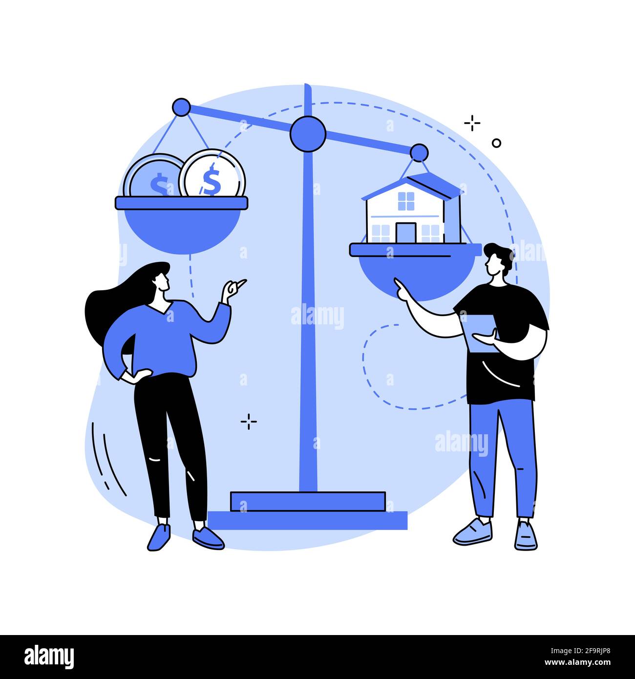 Judicial separation abstract concept vector illustration Stock Vector ...