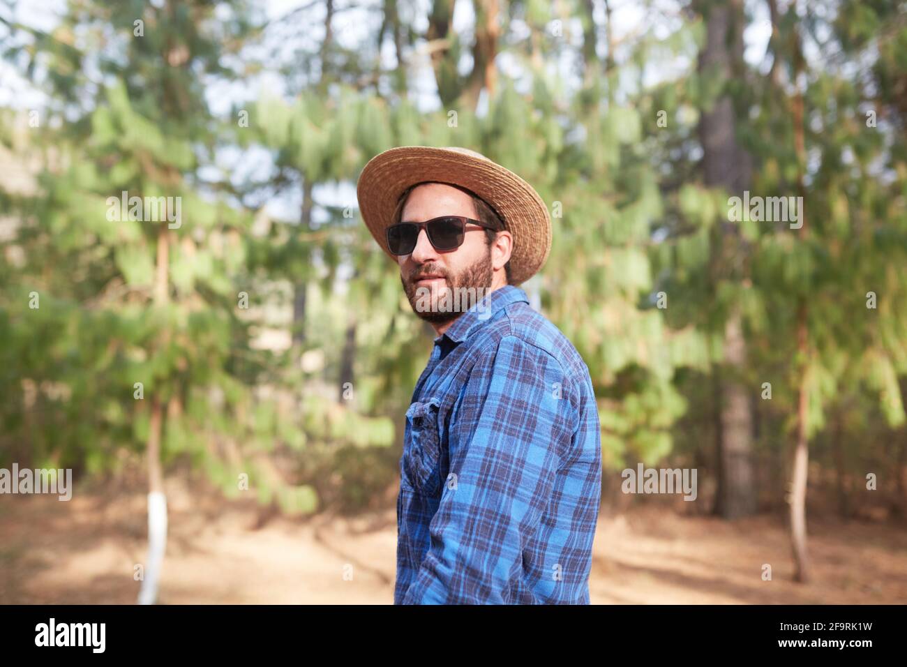 Man In Forrest Not Running High Resolution Stock Photography and Images ...