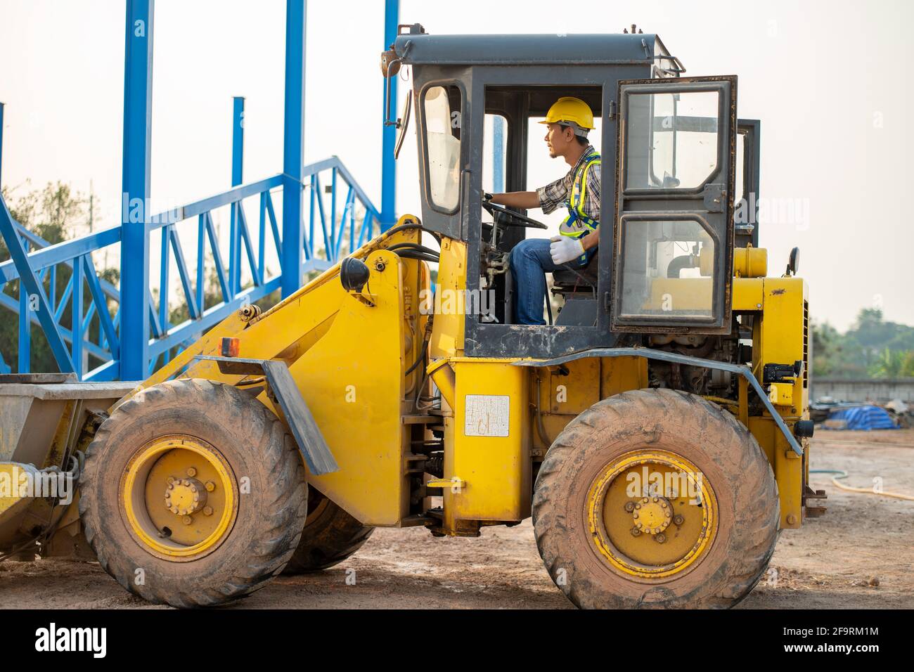 Backhoe cabin hi-res stock photography and images - Alamy
