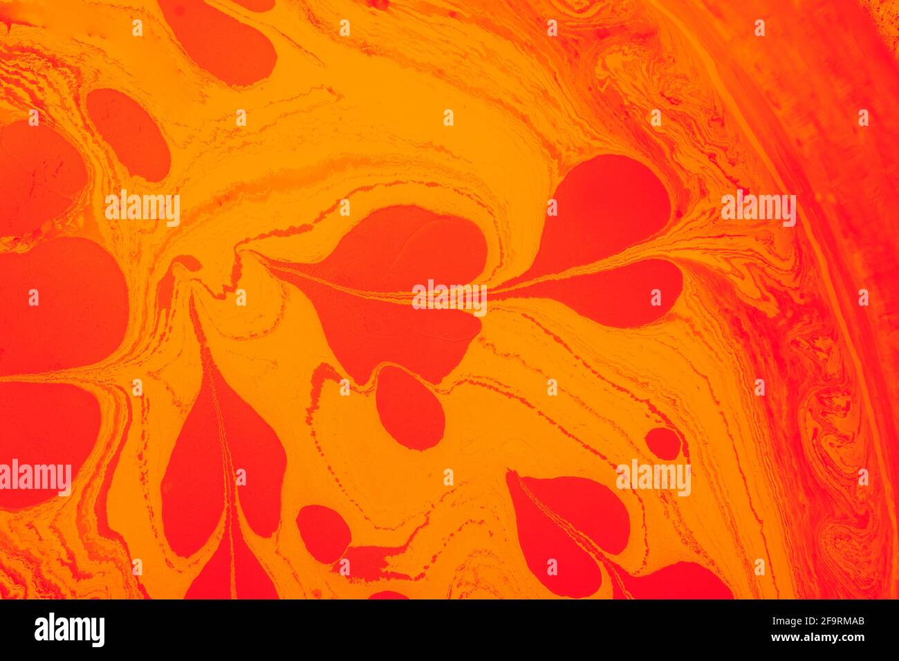 Abstract marbling floral pattern for fabric, tile design. background ...