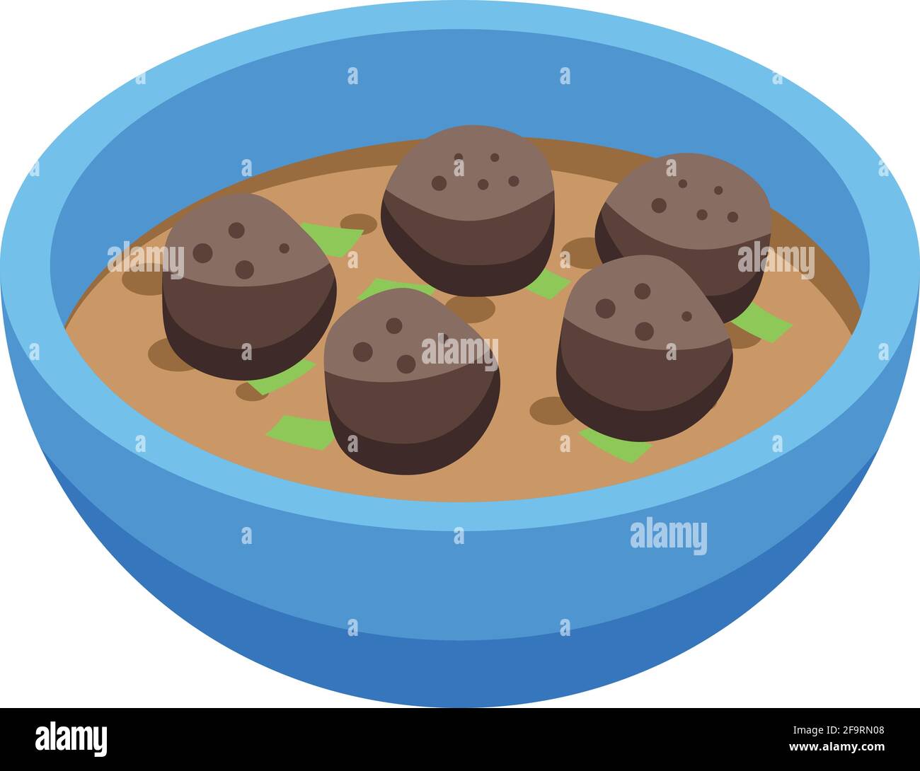 Falafel icon. Isometric of Falafel vector icon for web design isolated ...