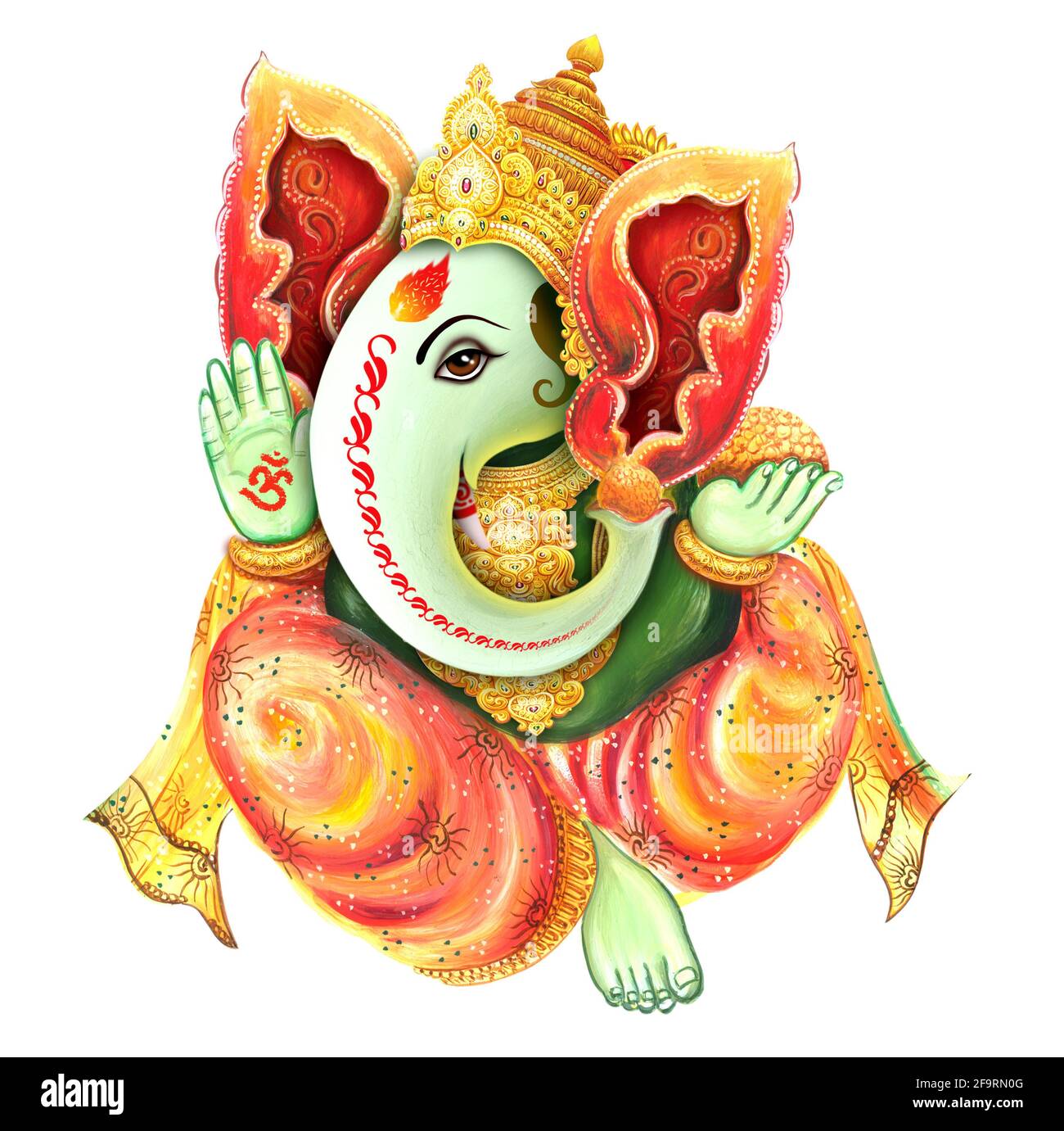 Digital painting hindu gods hi-res stock photography and images - Alamy