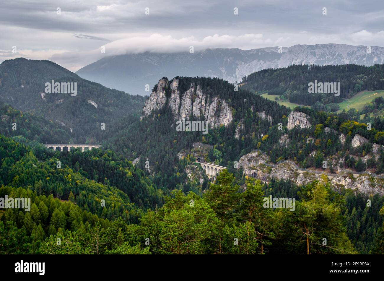 Semmering railway and the polleroswand hi-res stock photography and ...