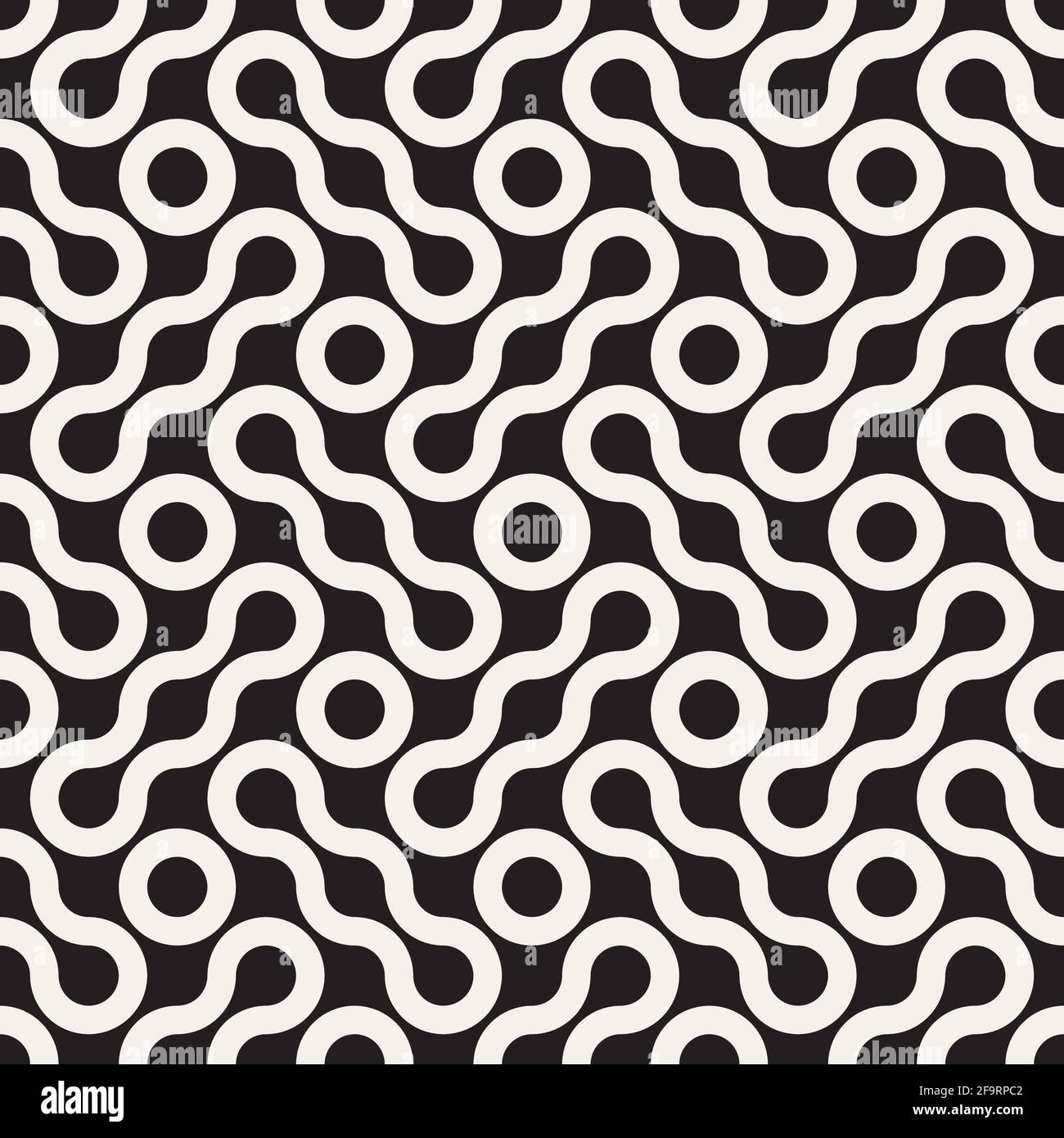 Vector seamless pattern. Modern stylish abstract texture. Repeating ...