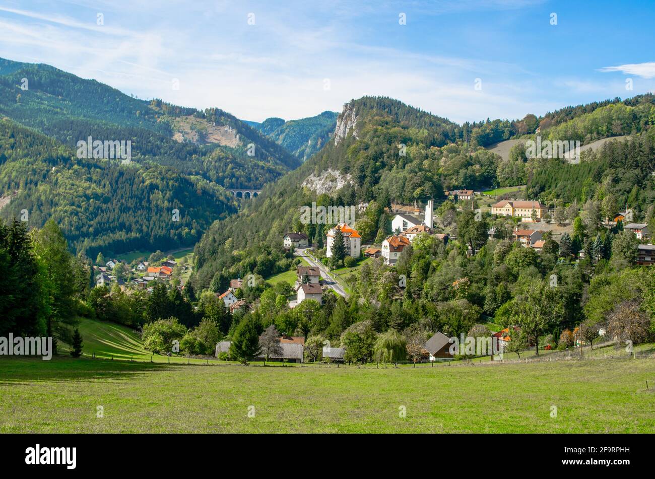 Breitenstein am semmering is a small village in austria situated on the ...