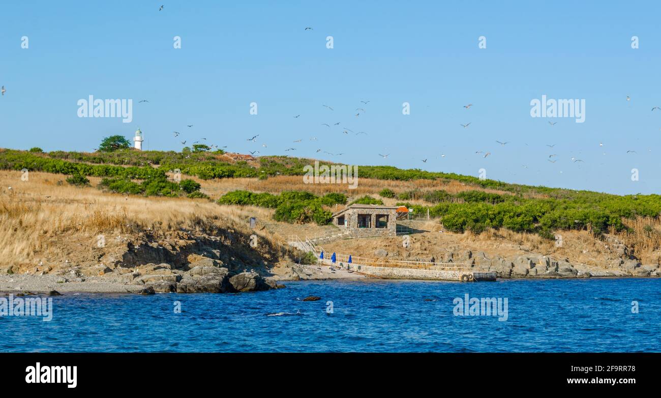 St. Ivan Island near Sozopol is the largest Bulgarian island in the ...