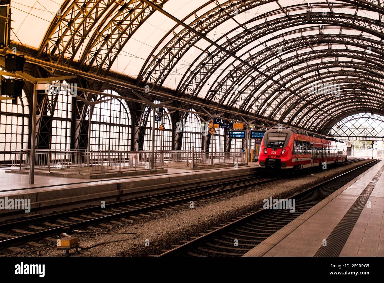 Dresden central station dresden germany hi-res stock photography and ...
