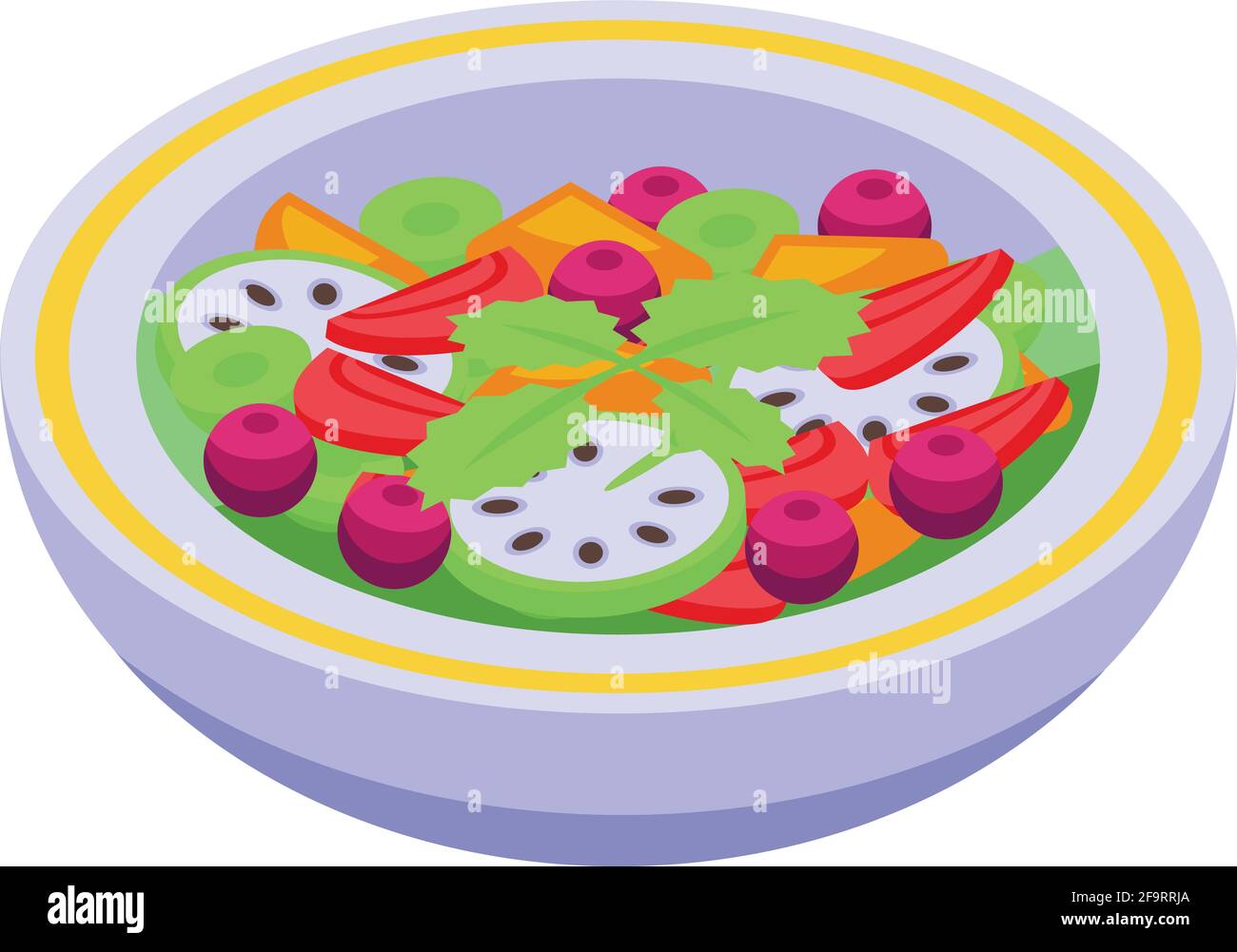 Tropical Fruit Salad Clip Art