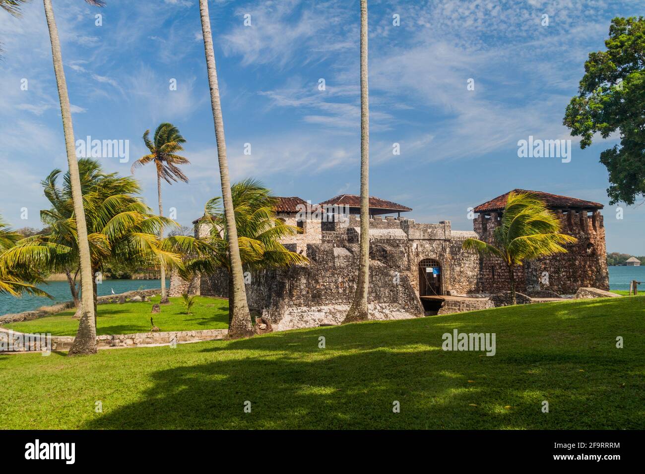 Castillo de San Felipe, Spanish colonial fort at the entrance to Lake ...