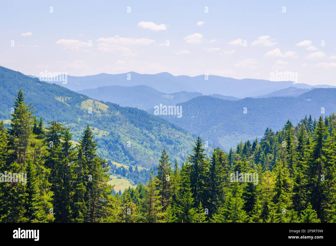 aerial view of rhodope mountain in Bulgaria Stock Photo - Alamy