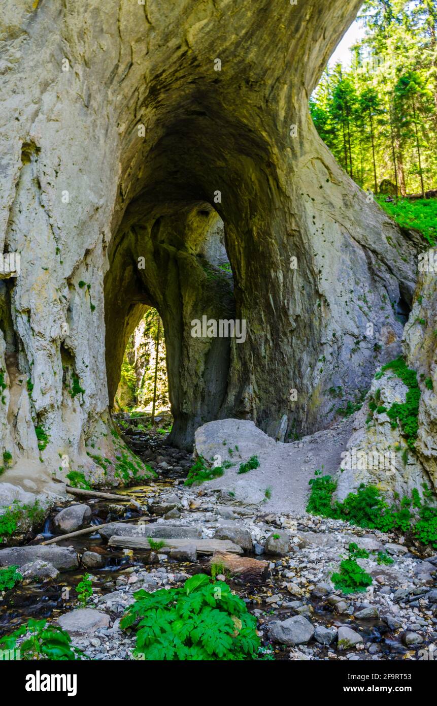 detail of the famous wonderful bridges in bulgaria which are a natural ...
