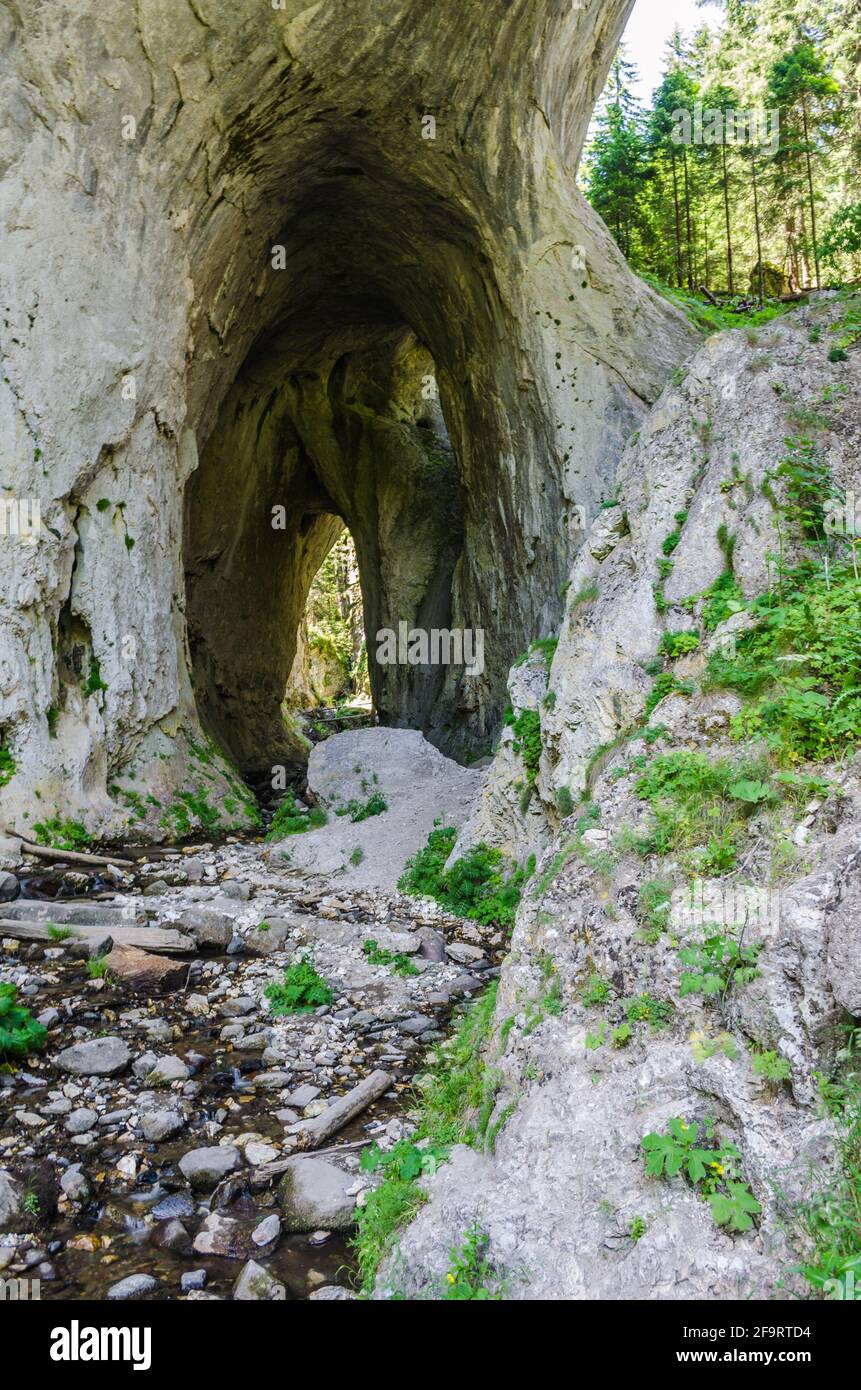 detail of the famous wonderful bridges in bulgaria which are a natural ...