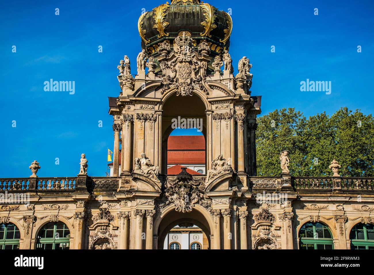 17 May 2019 Dresden, Germany - 18th century baroque Zwinger Palace ...