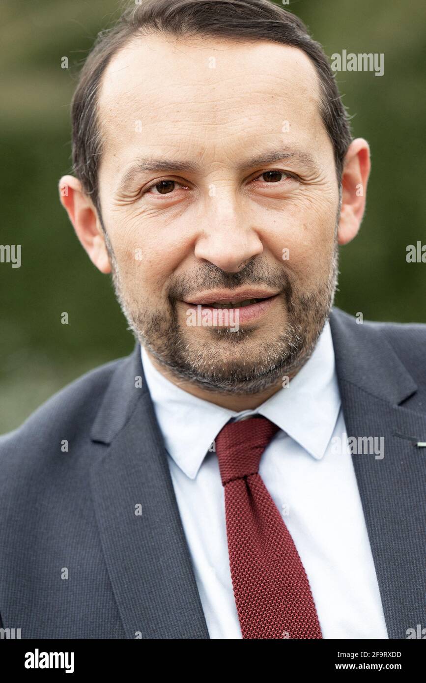 Deputy of the group Rassemblement National, Sebastien Chenu poses ...