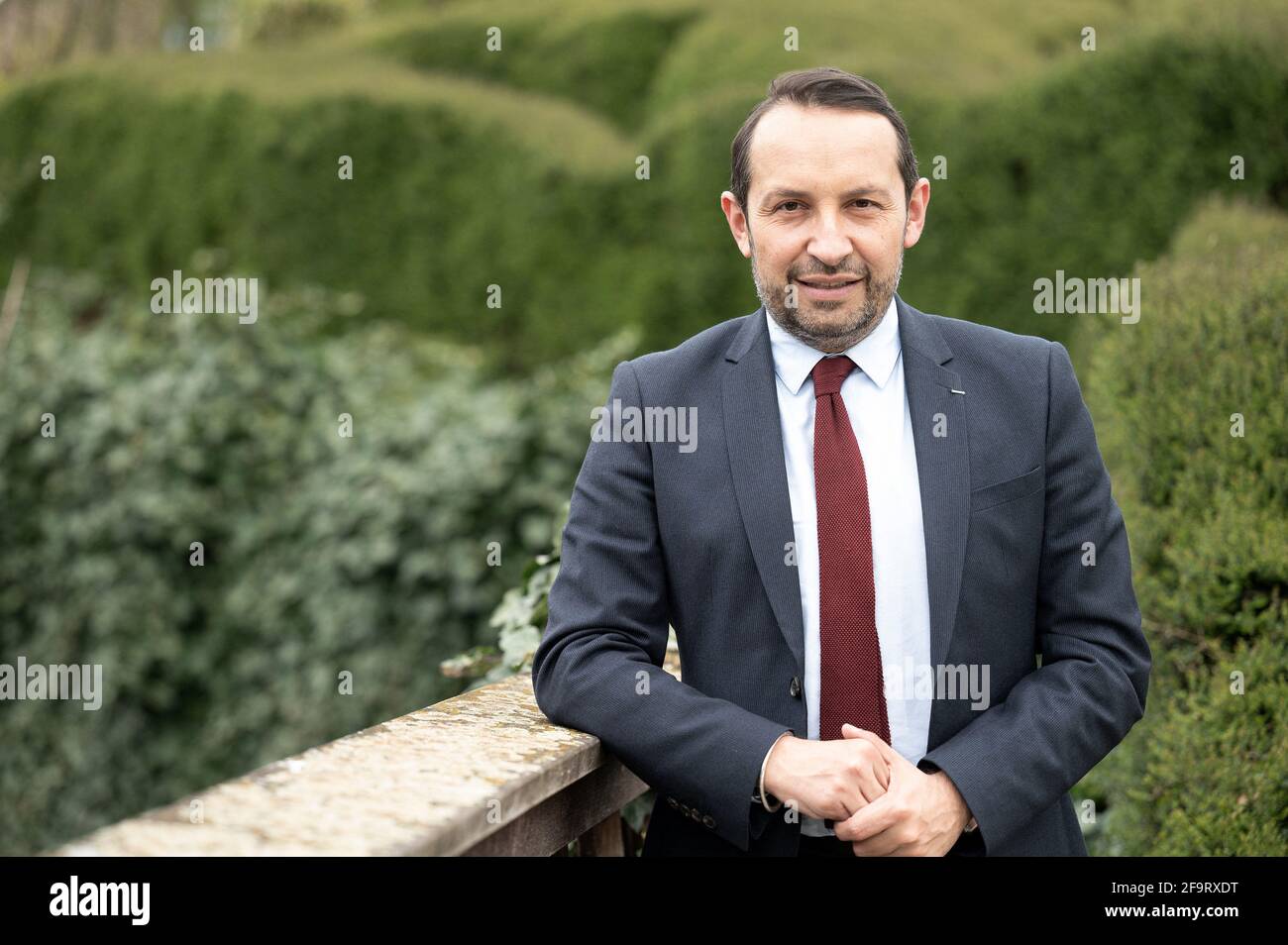Deputy of the group Rassemblement National, Sebastien Chenu poses ...
