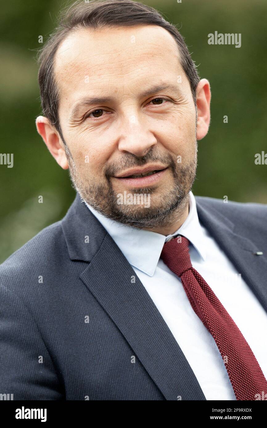 Deputy of the group Rassemblement National, Sebastien Chenu poses ...