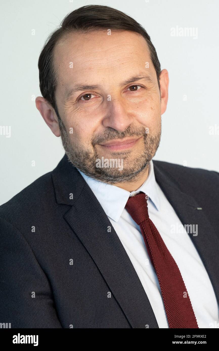 Deputy of the group Rassemblement National, Sebastien Chenu poses ...