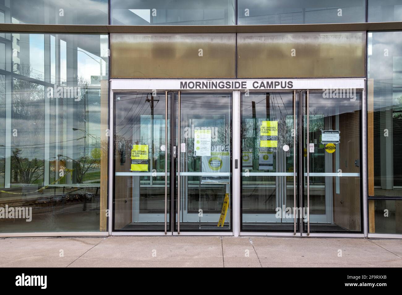 Centennial College Morningside Campus which is closed due to the Covid ...