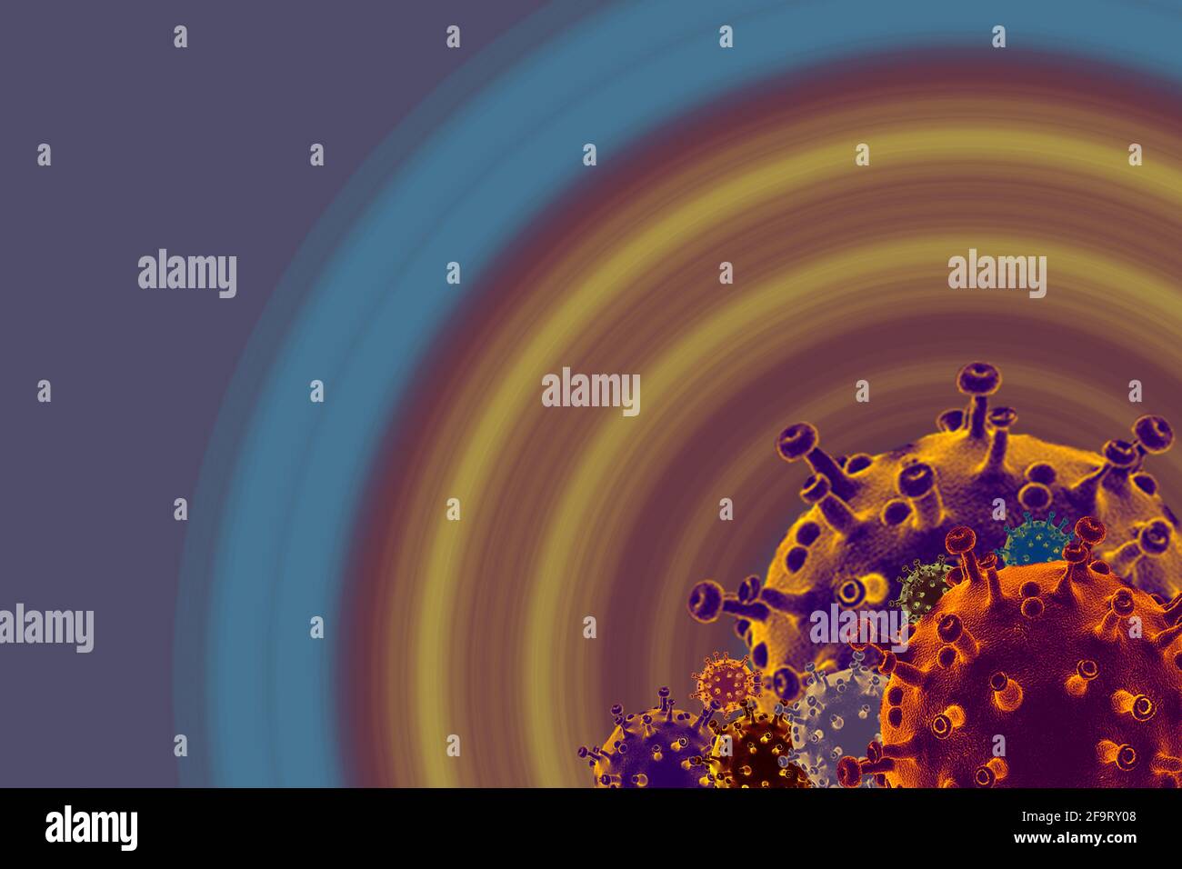 COVID-19 Coronavirus disease outbreak background. Stop spreading Corona ...