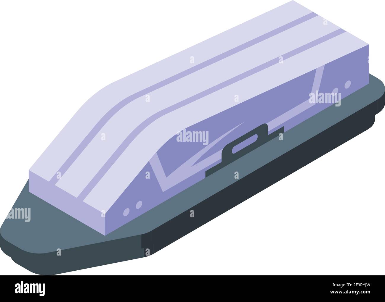 Car roof container icon. Isometric of Car roof container vector icon ...
