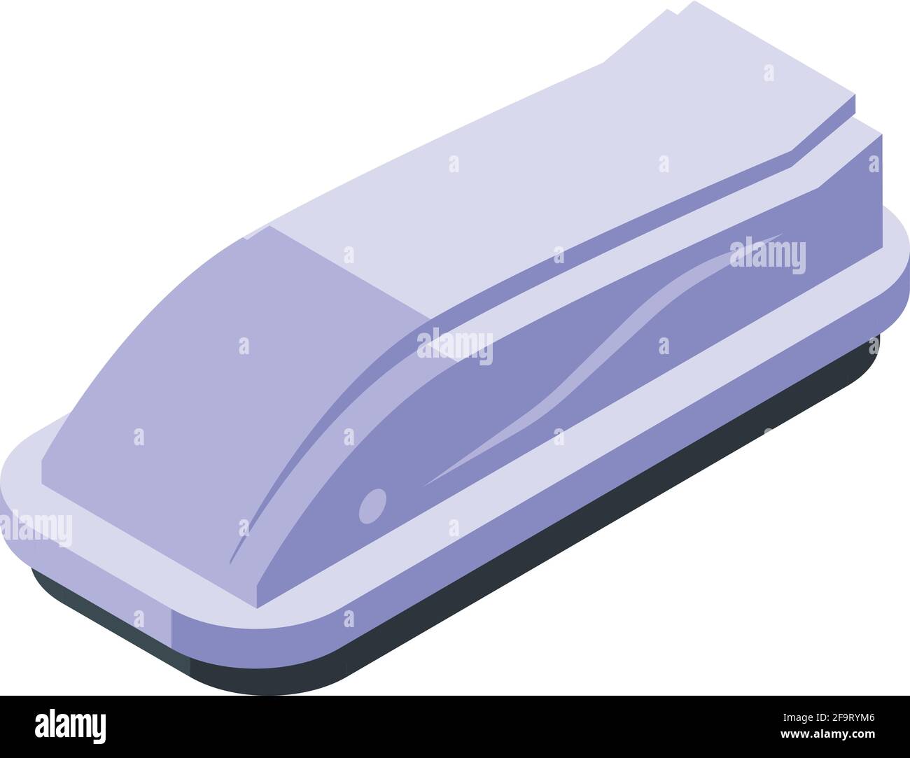 Cover car roof box icon. Isometric of Cover car roof box vector icon ...