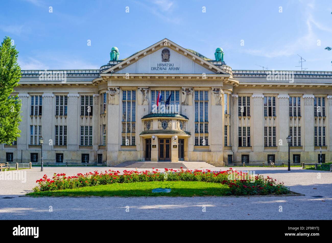 State archive of Croatia in Zagreb Stock Photo - Alamy