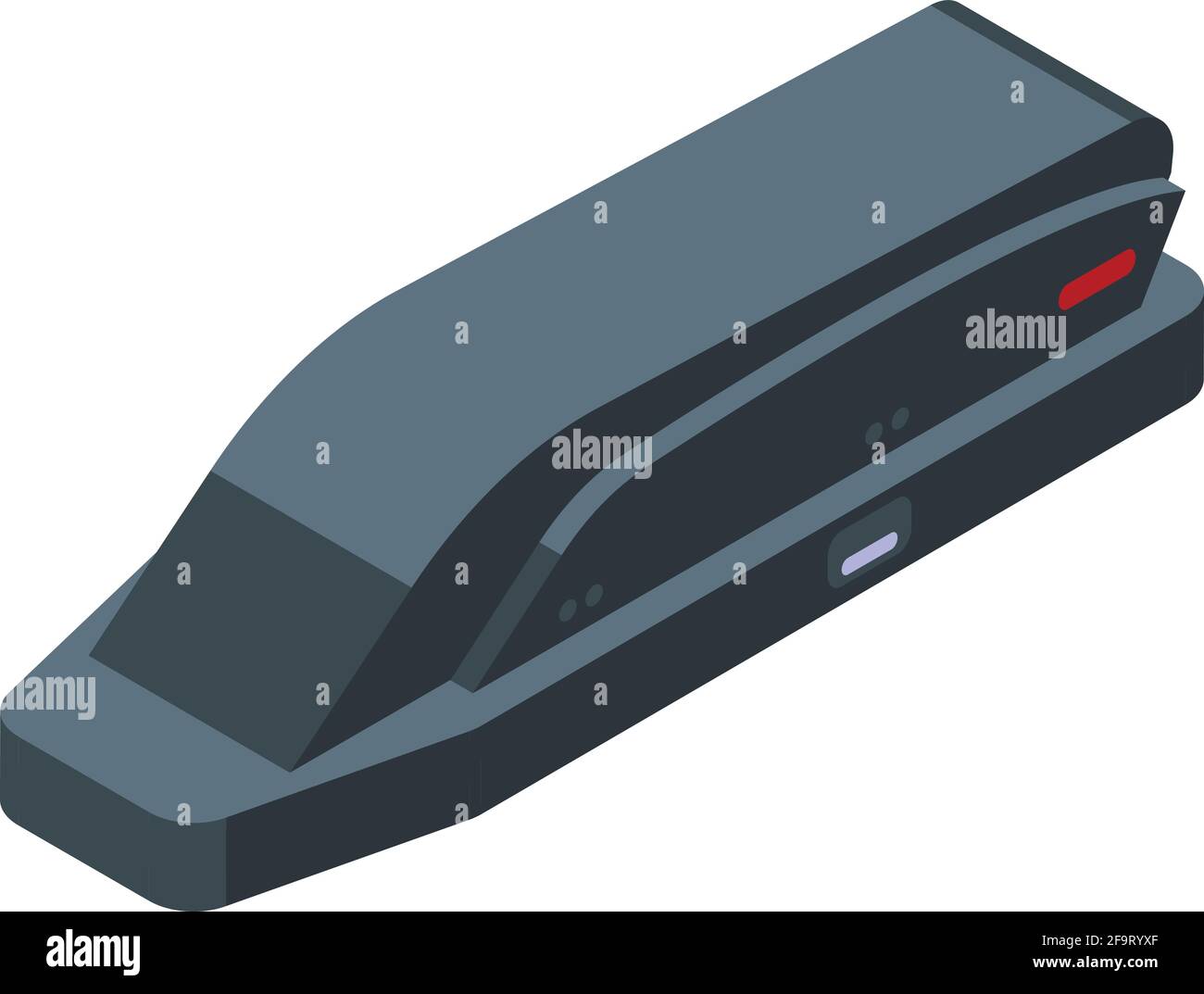 Car roof trip box icon. Isometric of Car roof trip box vector icon for ...