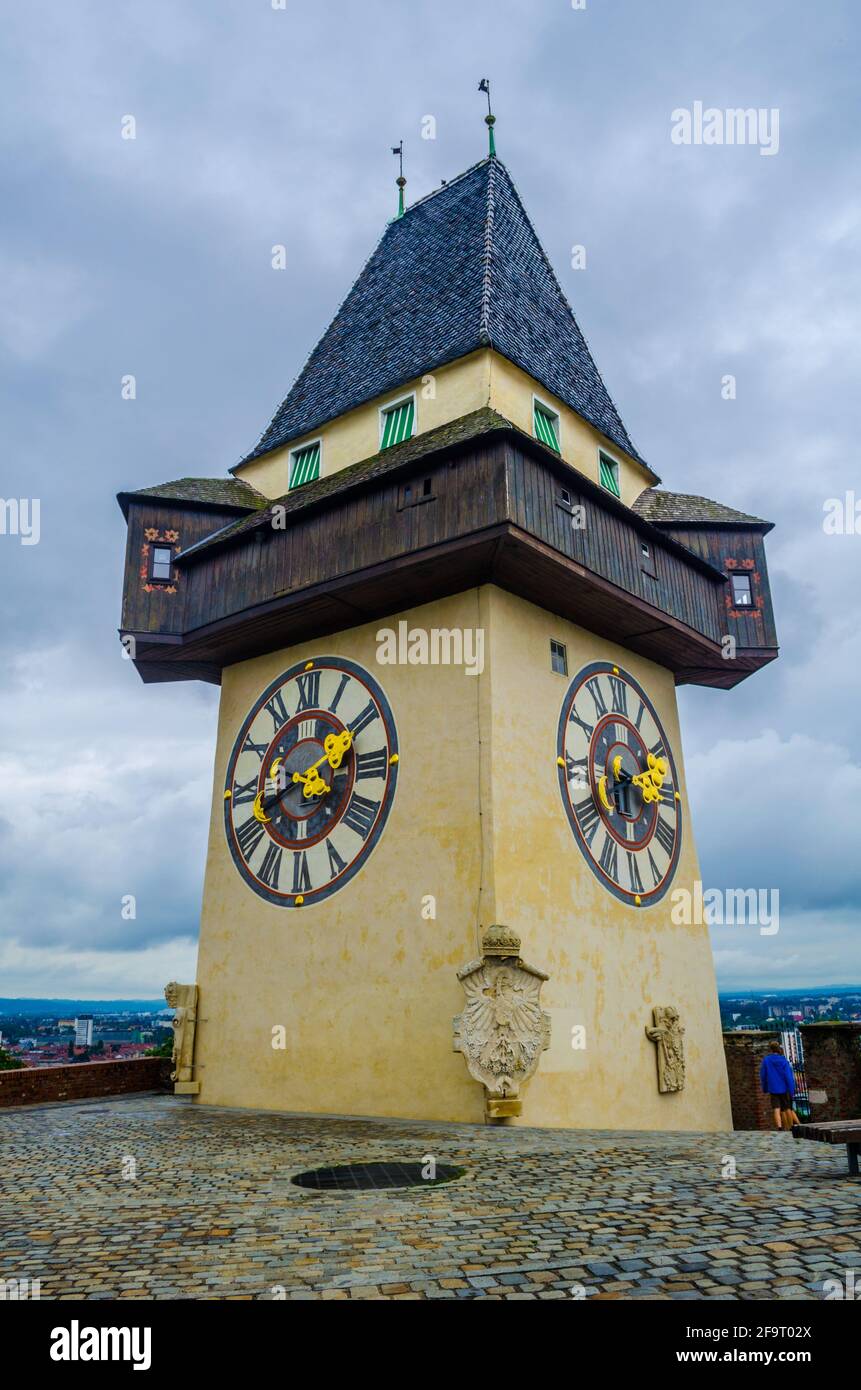Uhrturm in graz hi-res stock photography and images - Alamy