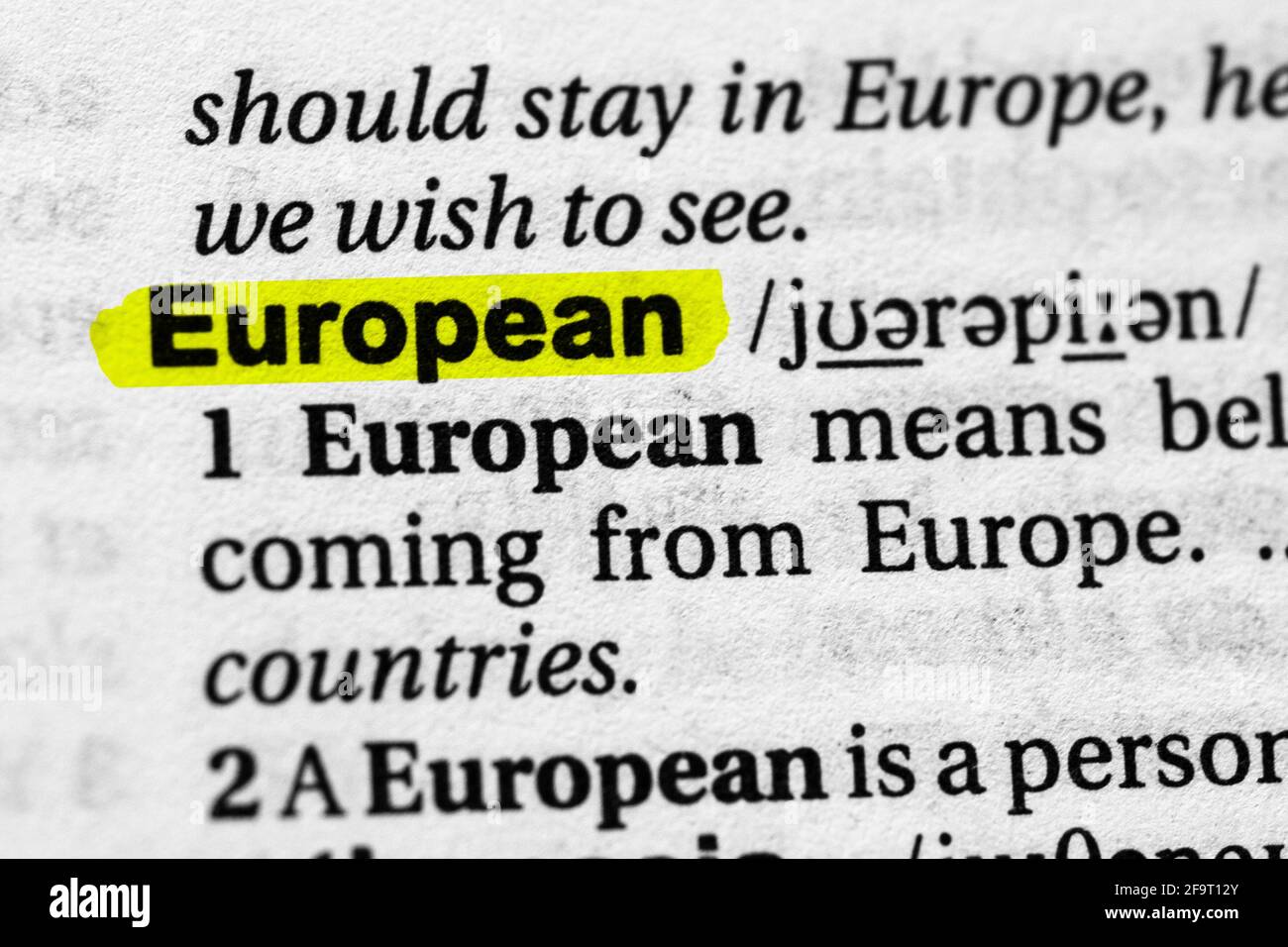 Highlighted Word European Concept And Meaning Stock Photo Alamy highlighted-word-european-concept-and-meaning-stock-photo-alamy