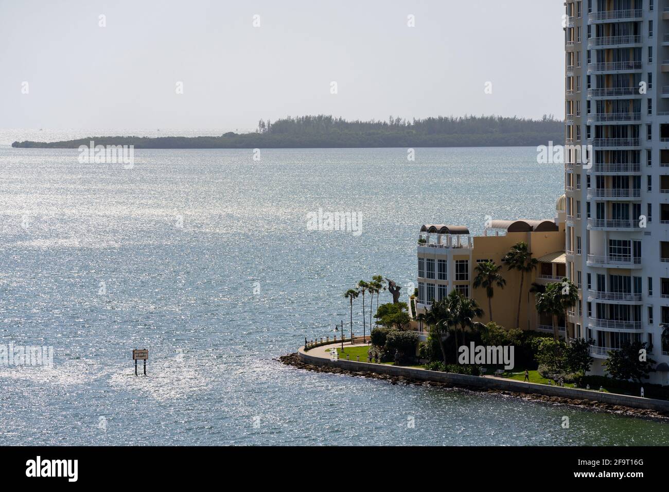 Brickell key aerial hi-res stock photography and images - Alamy