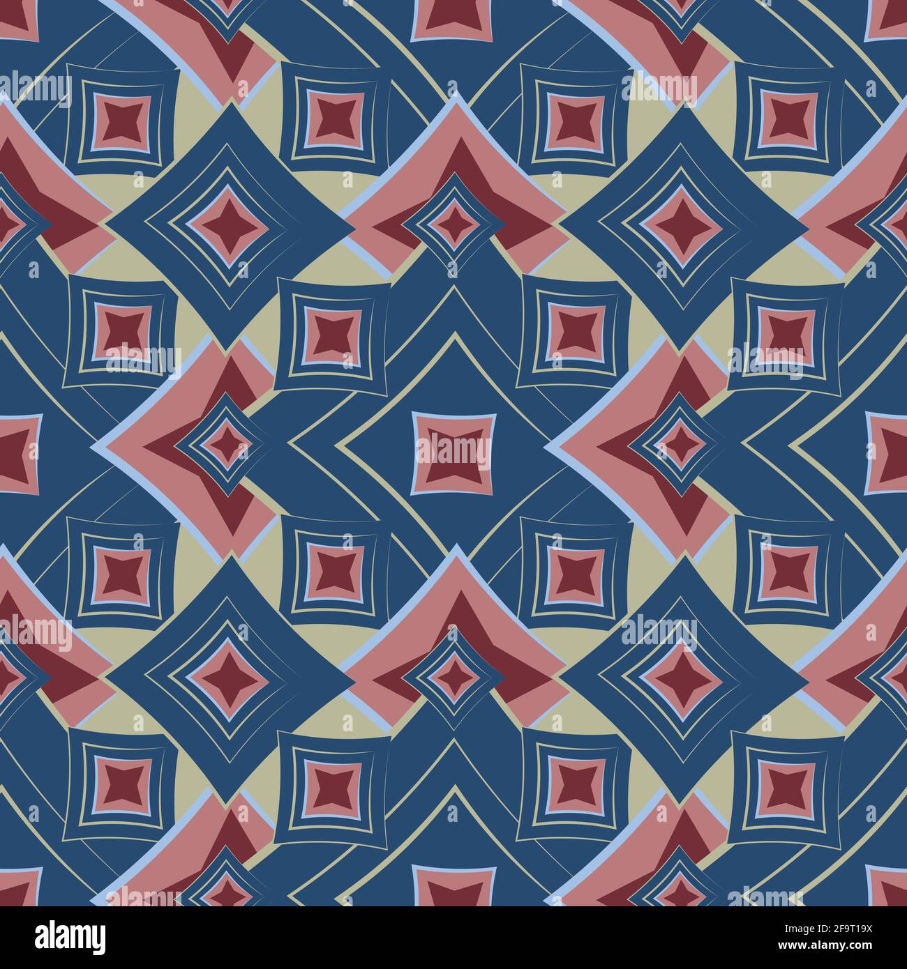 Seamless texture, pattern. Abstract geometric pattern on a square ...