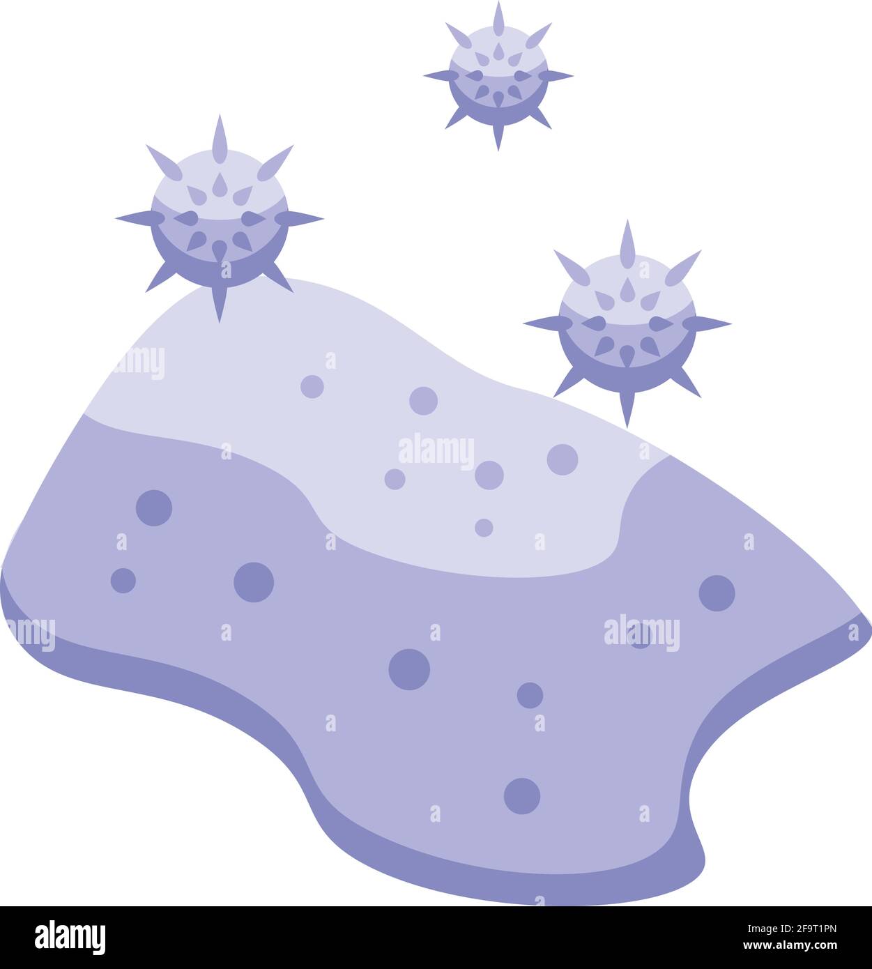 Dust allergy icon. Isometric of Dust allergy vector icon for web design ...