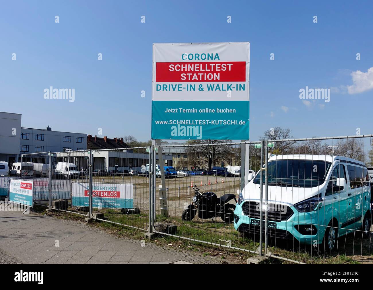 Corona testing station in Berlin Stock Photo - Alamy