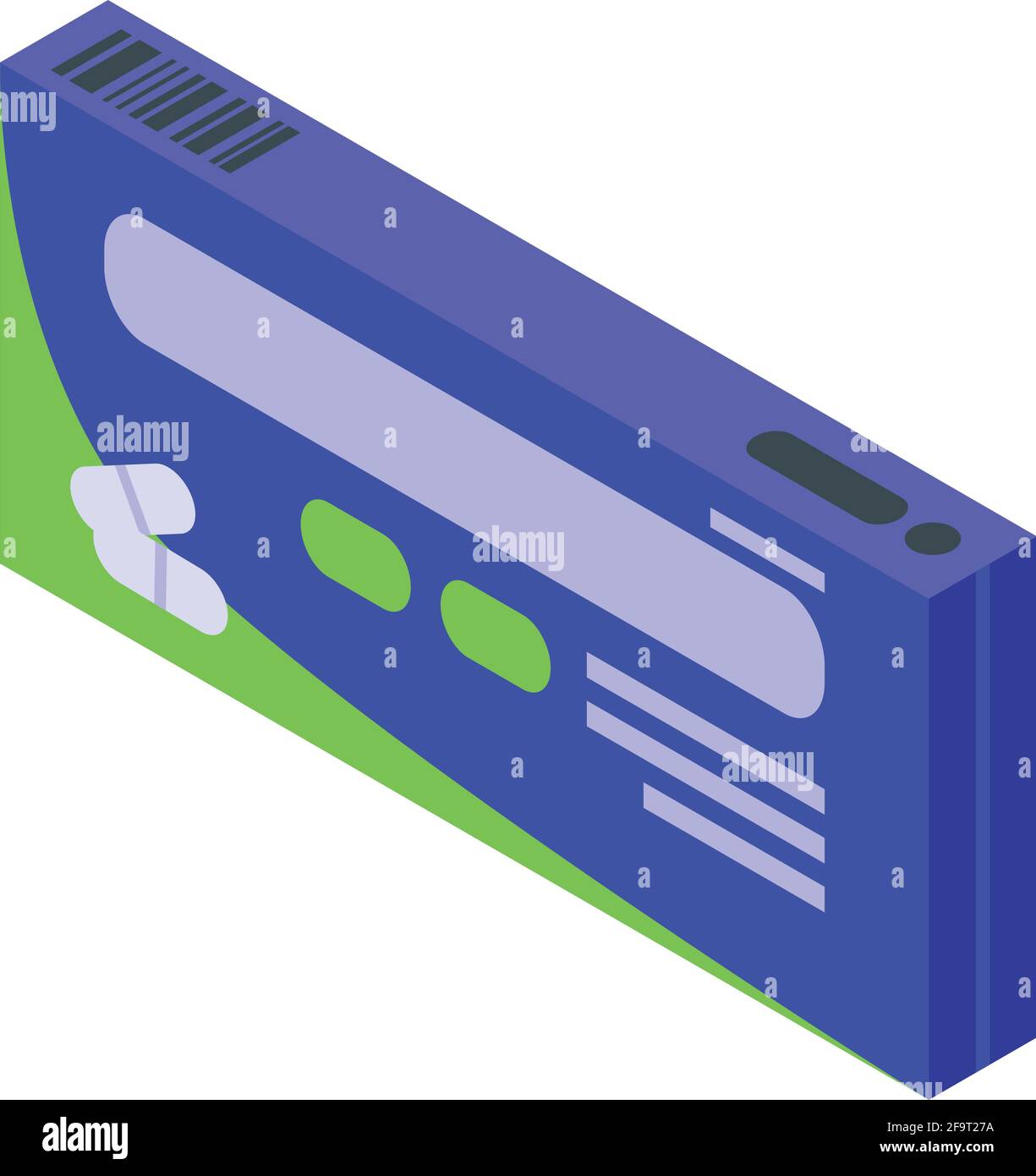Allergy medicine icon. Isometric of Allergy medicine vector icon for ...