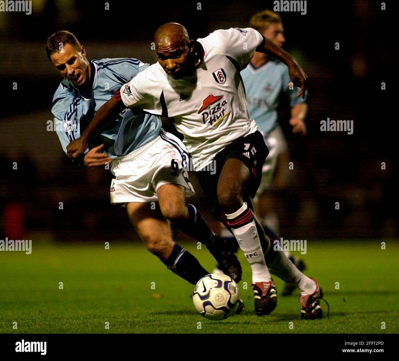 FOOTBALL WORTHINGTON CUP FULHAM V SPURNOV 2001 CHRIS PERRY AND BARRY ...