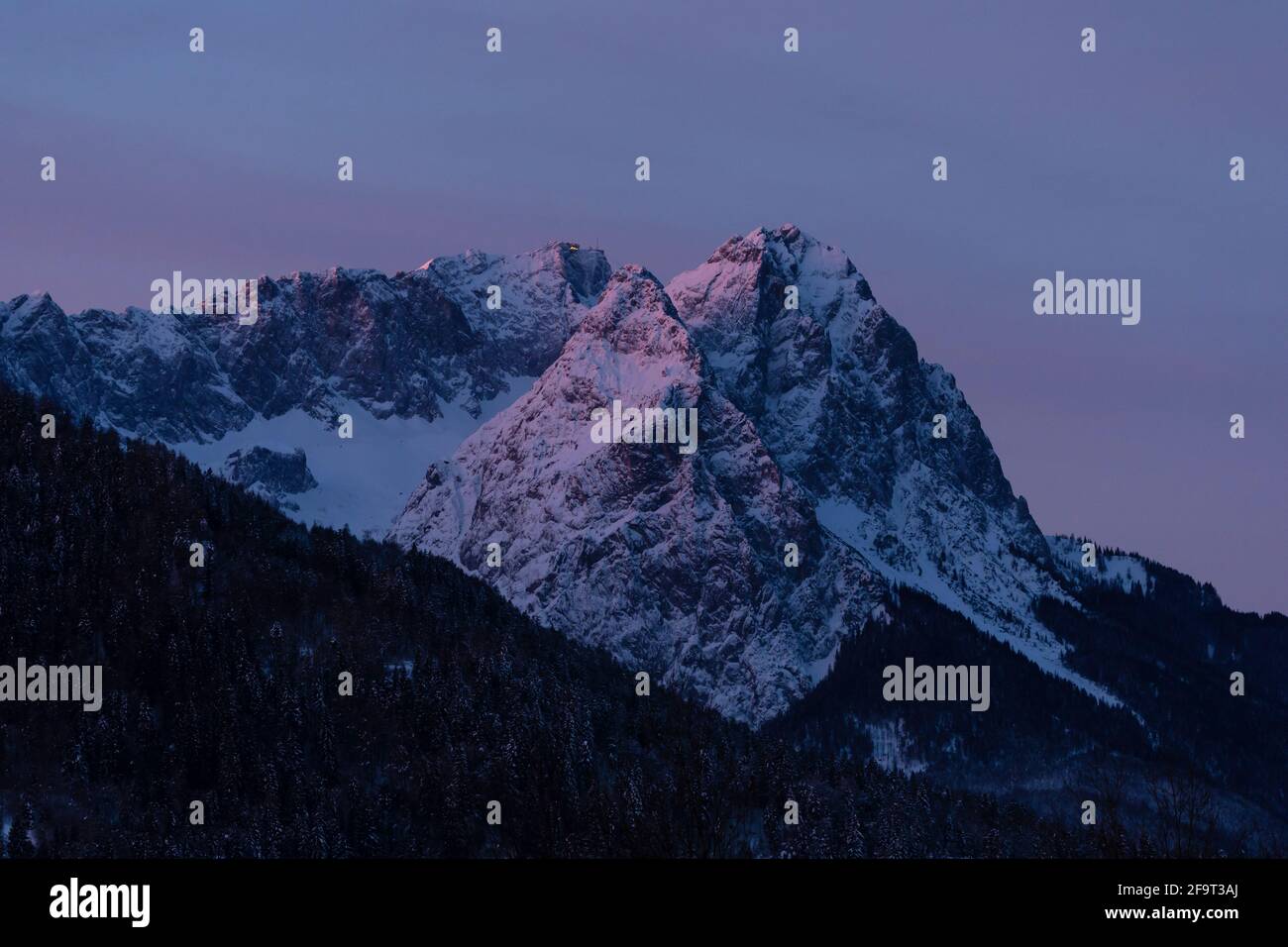 The Waxenstein are Mountains of the Wetterstein Mountains Stock Photo ...