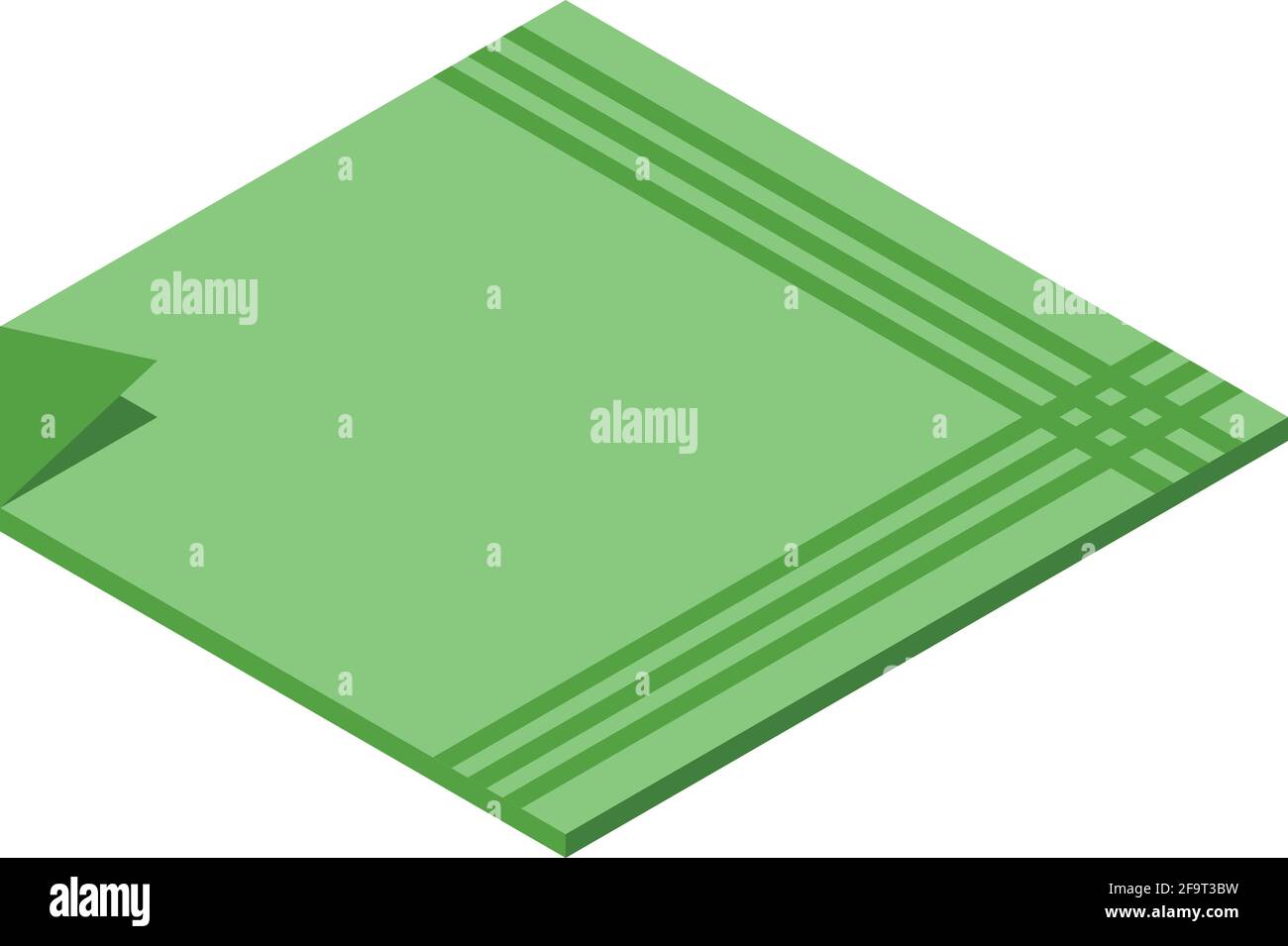 Personal handkerchief icon. Isometric of Personal handkerchief vector ...