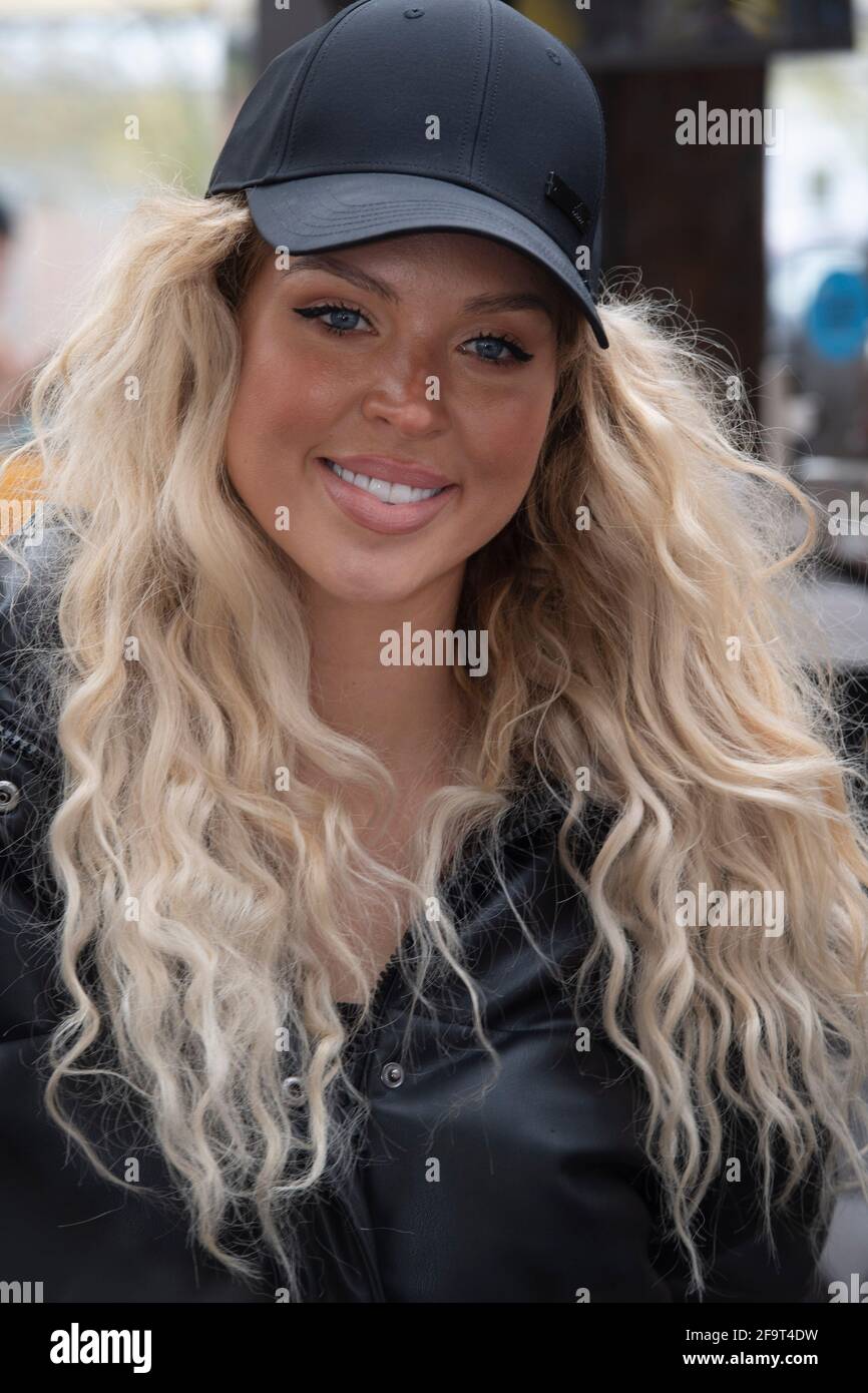 Cheeky, Deutschland. 16th Apr, 2021. Aneta SABLIK, singer, portrait ...