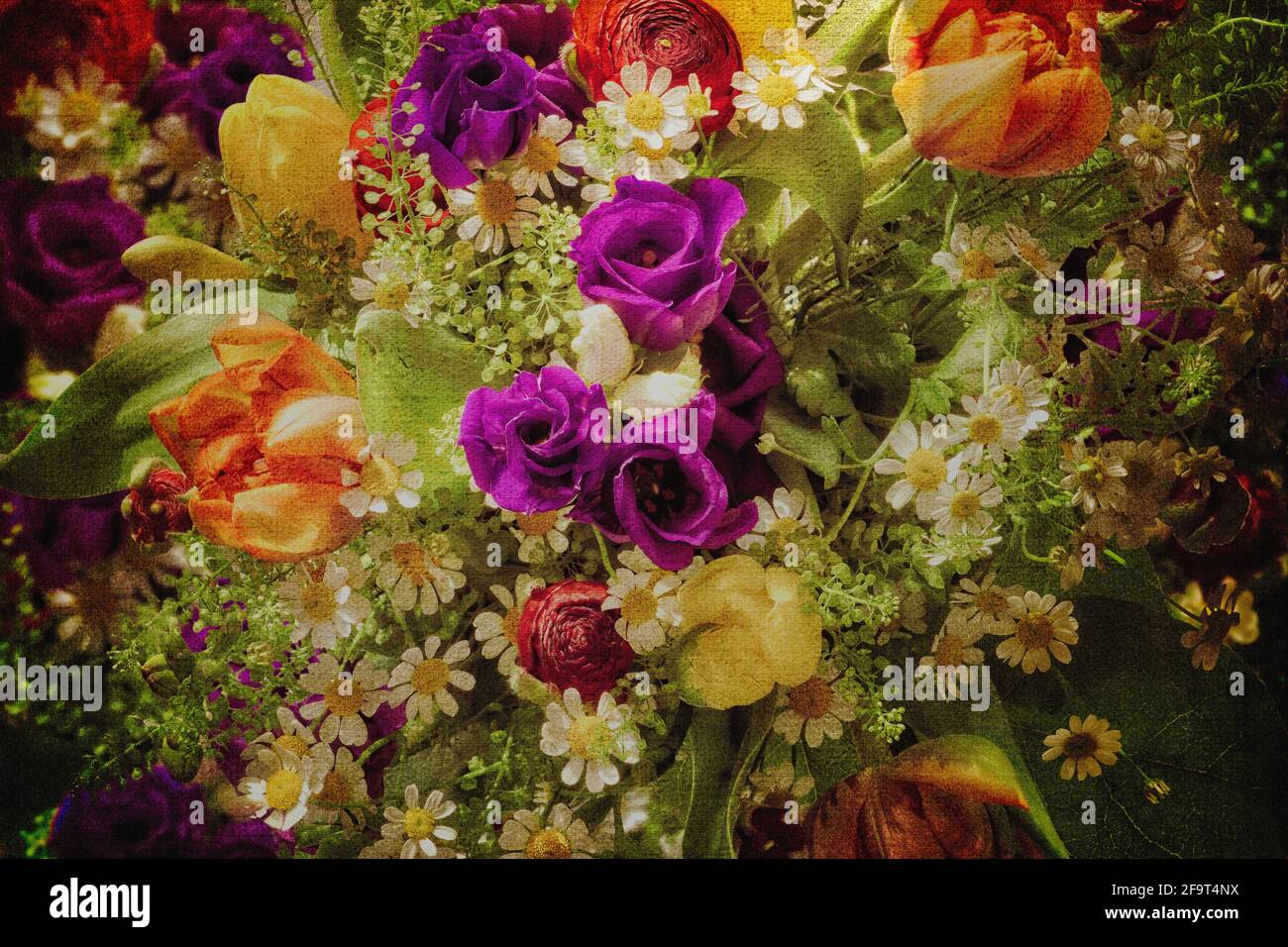 Happy birthday spring flowers hi-res stock photography and images - Alamy