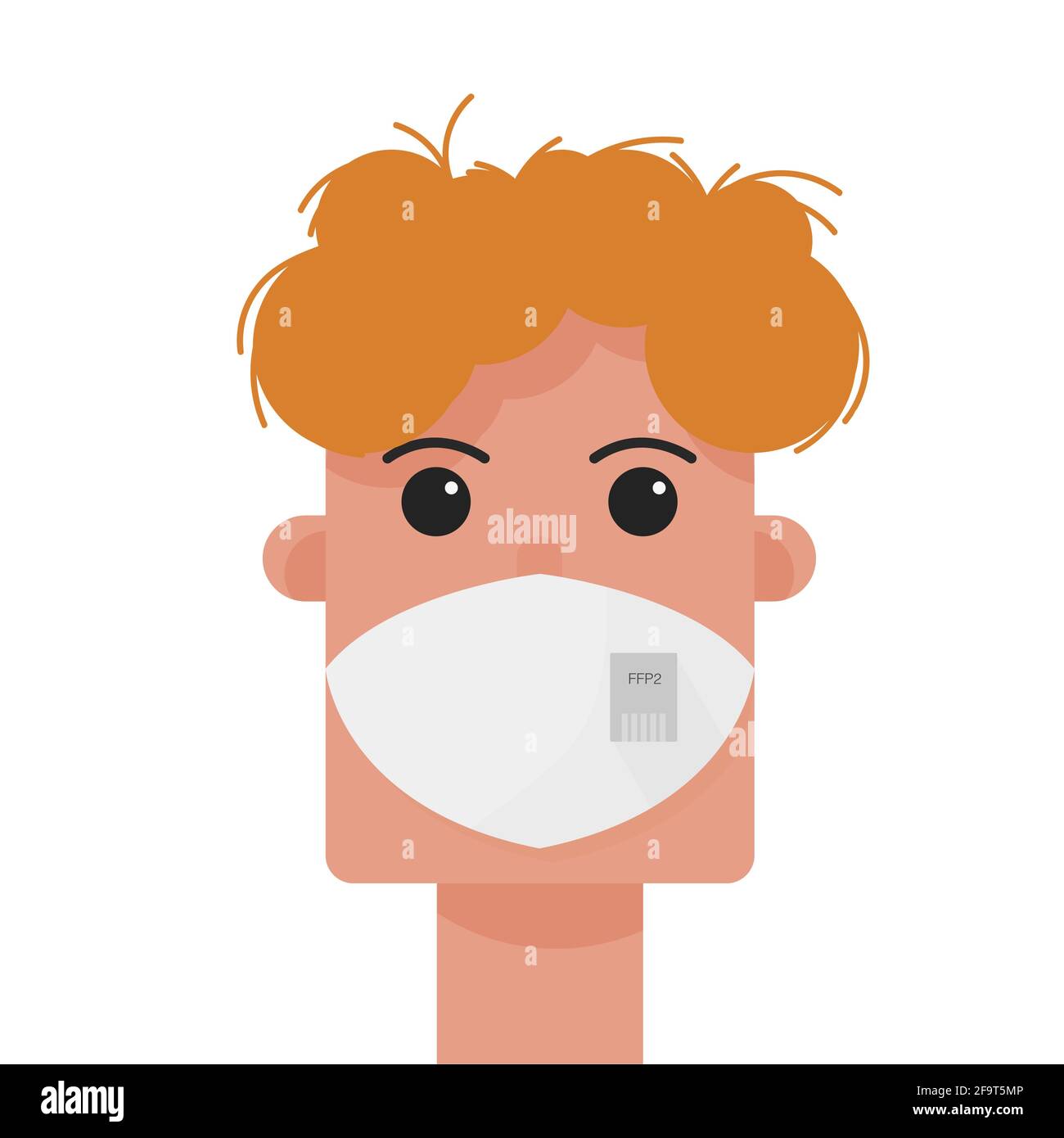 Man with ffp2 mask and health immune passport after covid-19 vaccine in ...
