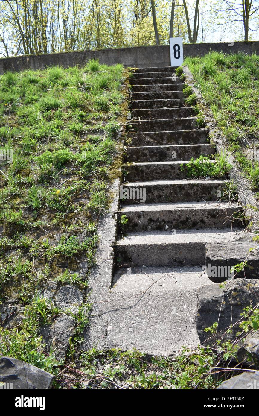 Concrete and river rock steps hi-res stock photography and images - Alamy
