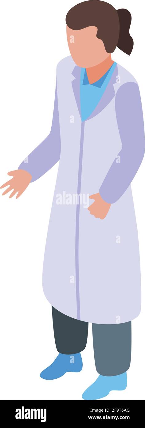 Kindergarten teacher icon. Isometric of Kindergarten teacher vector ...