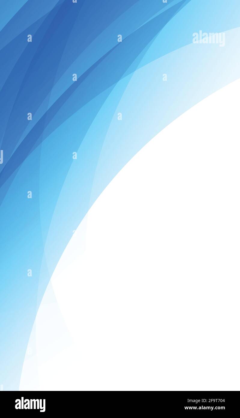 Abstract blue lines on white background - Vector illustration Stock ...