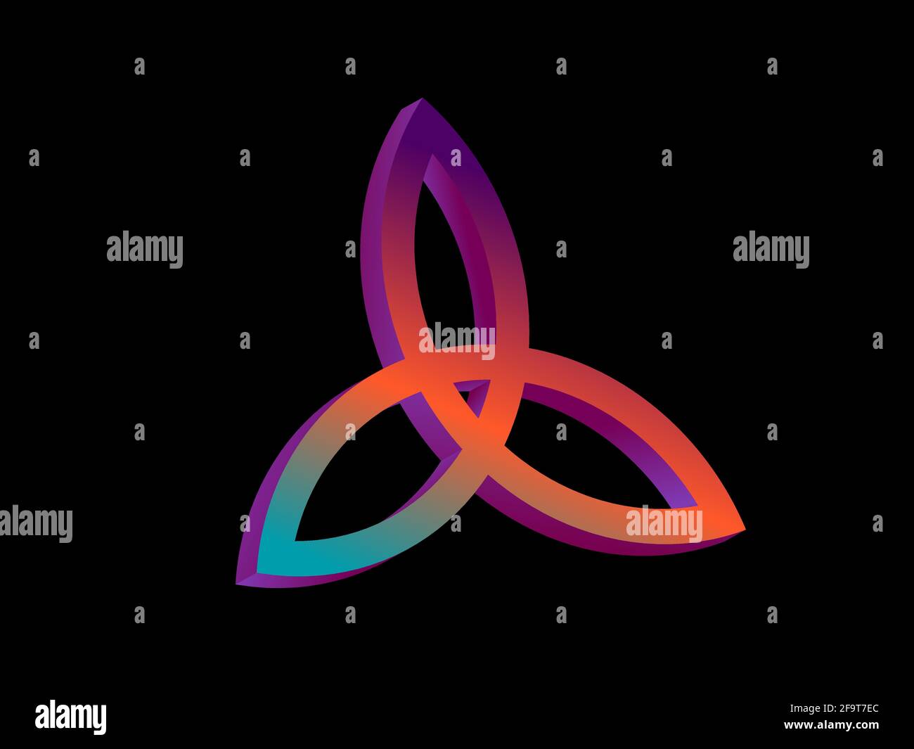 Holy trinity icon vector vectors hi-res stock photography and images ...