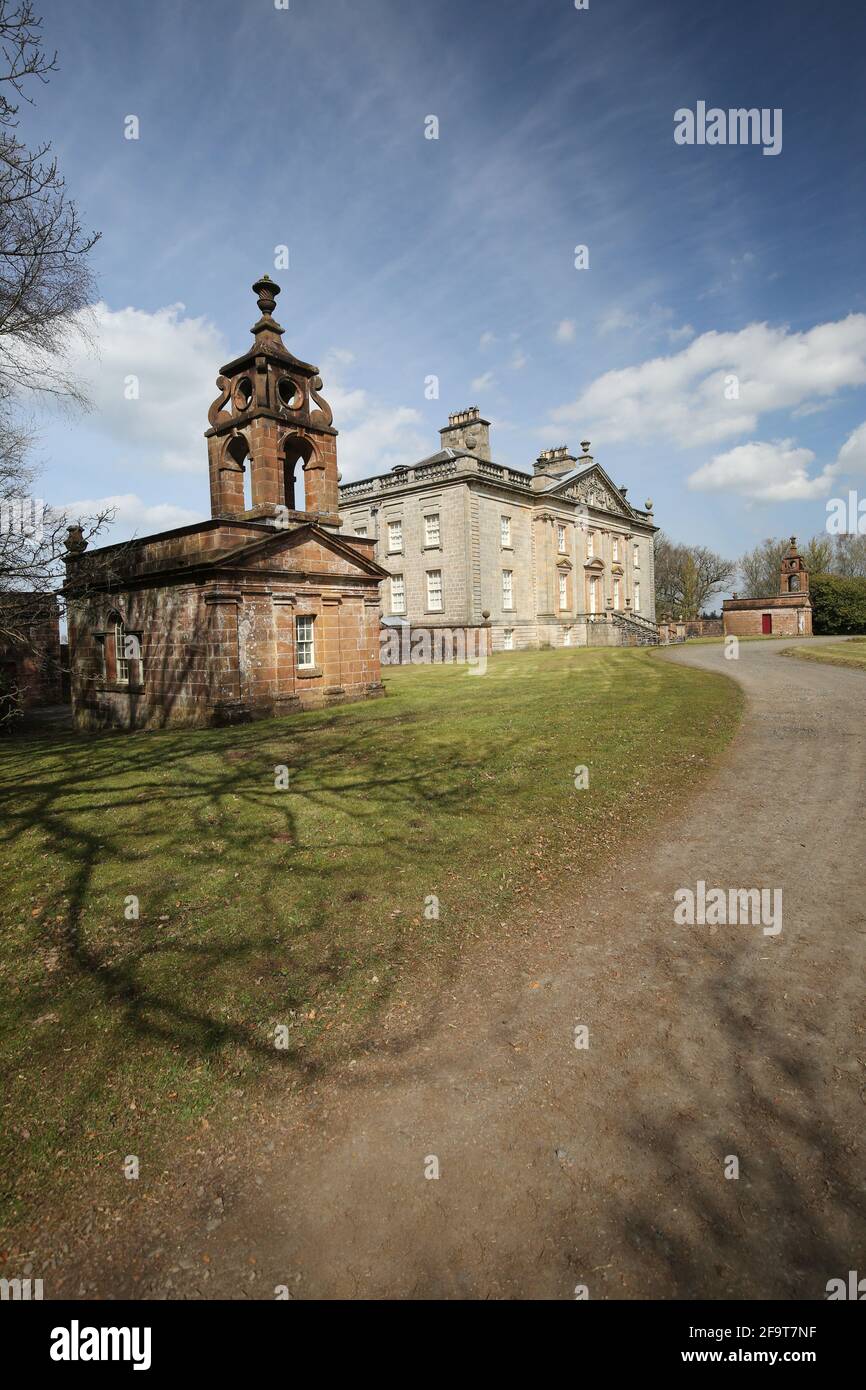 Scotland, Ayrshire,Ochiltree, Auchinleck House, 16 Apr 2021. fine ...
