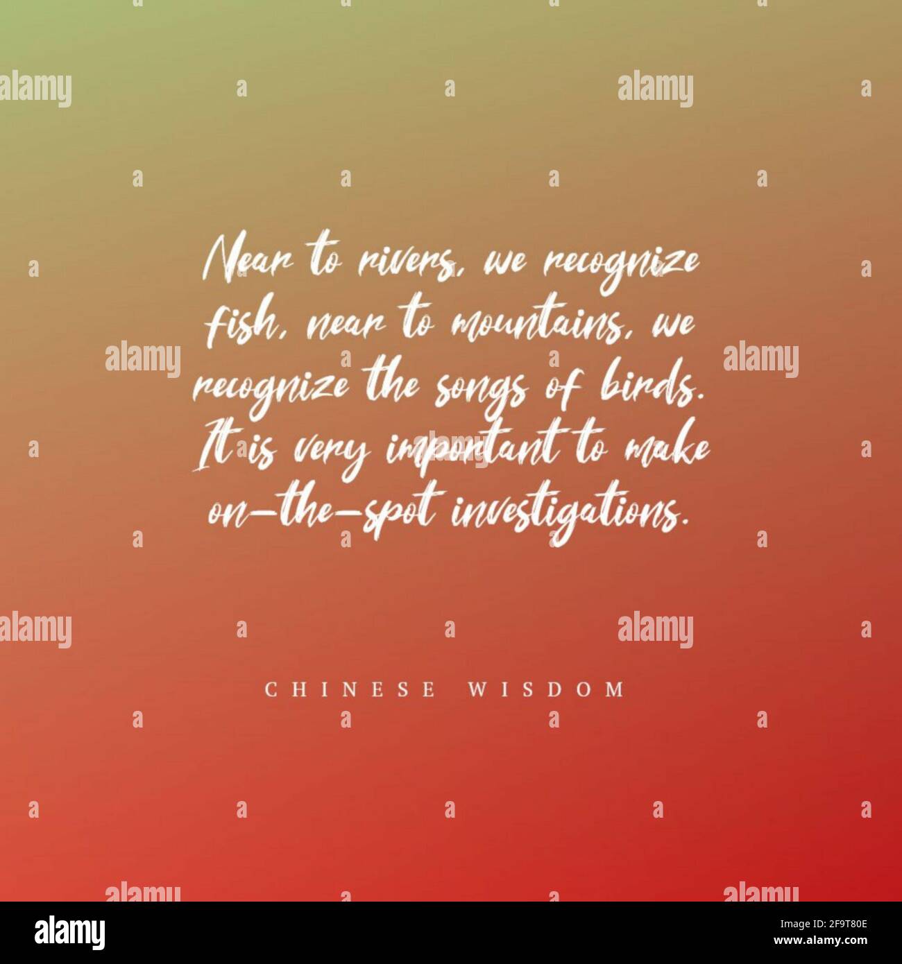 Chinese wisdom's quote on colorful background Stock Photo - Alamy