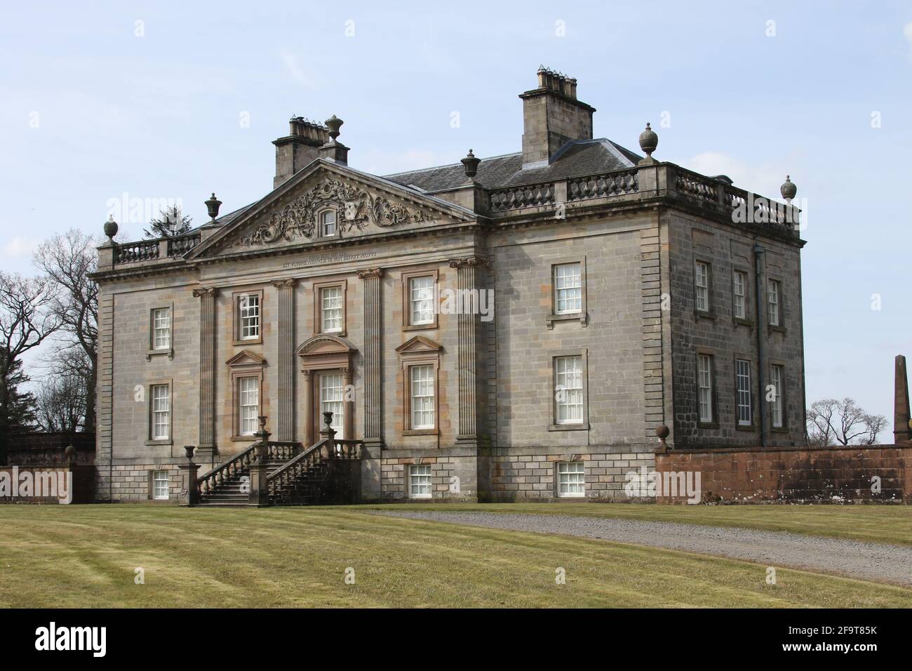 Scotland, Ayrshire,Ochiltree, Auchinleck House, 16 Apr 2021. fine ...