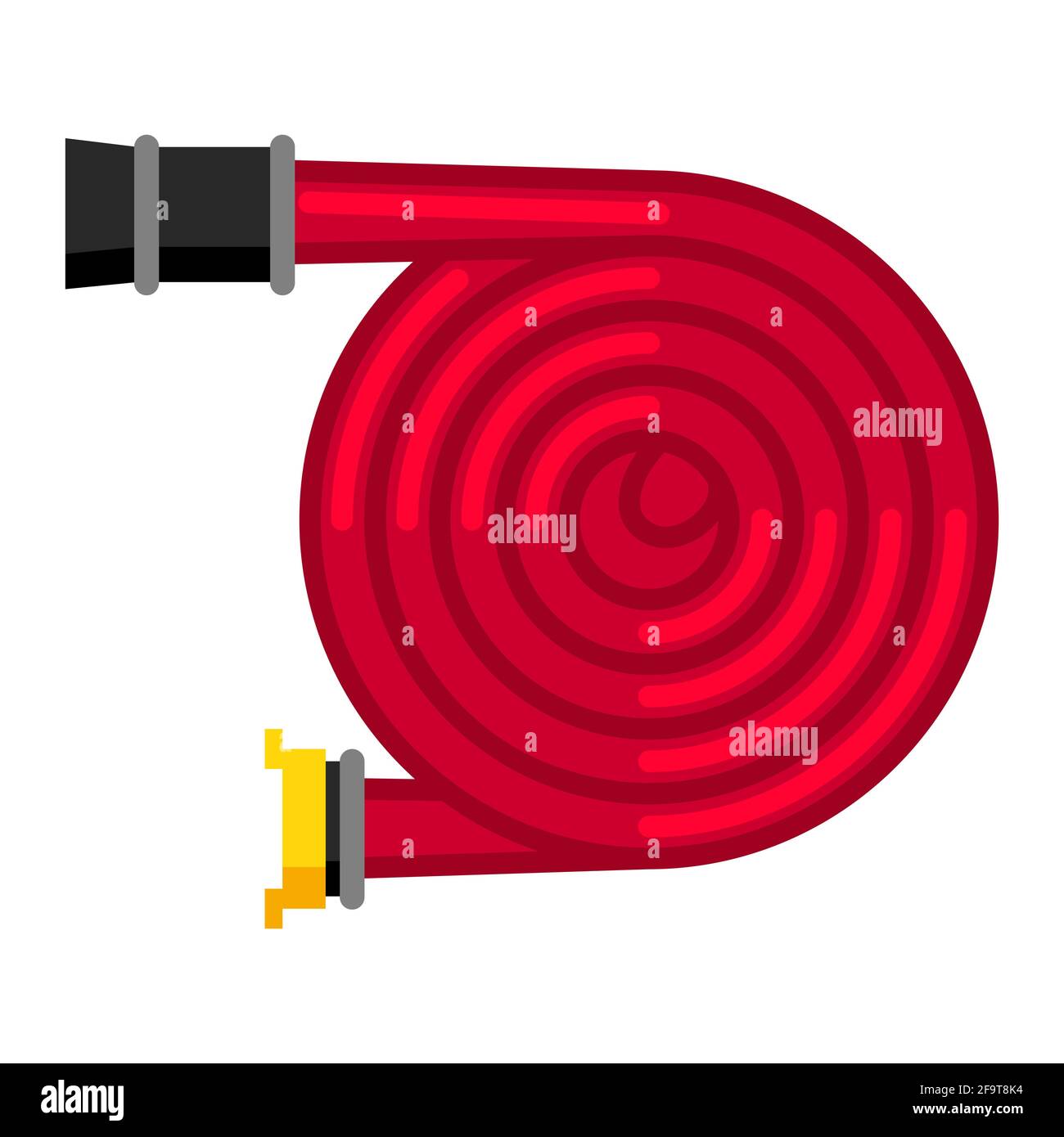 Fire hose icon hi-res stock photography and images - Alamy