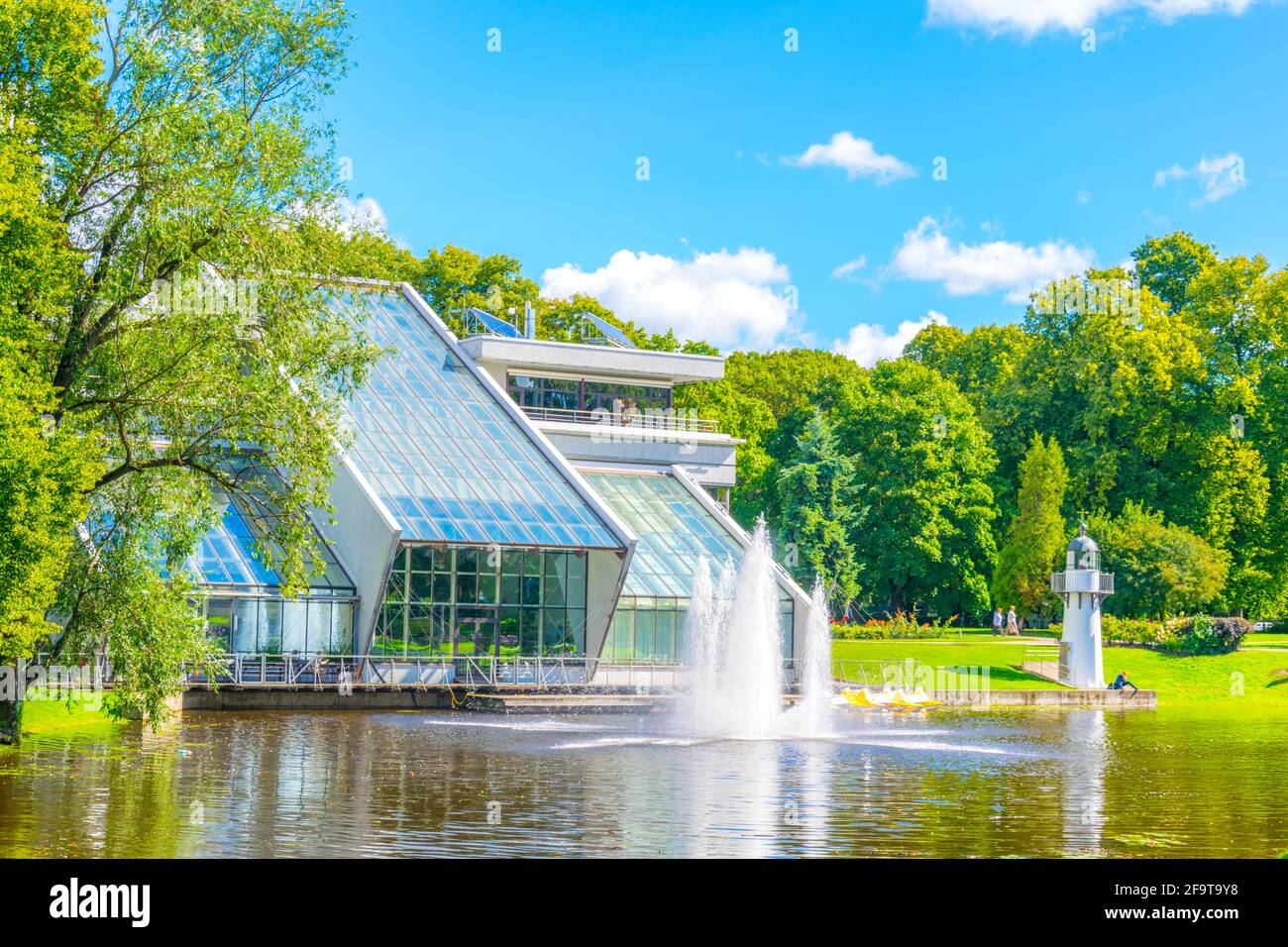 Building of the Freeport of Riga Authority in the Kronvalds Park in ...